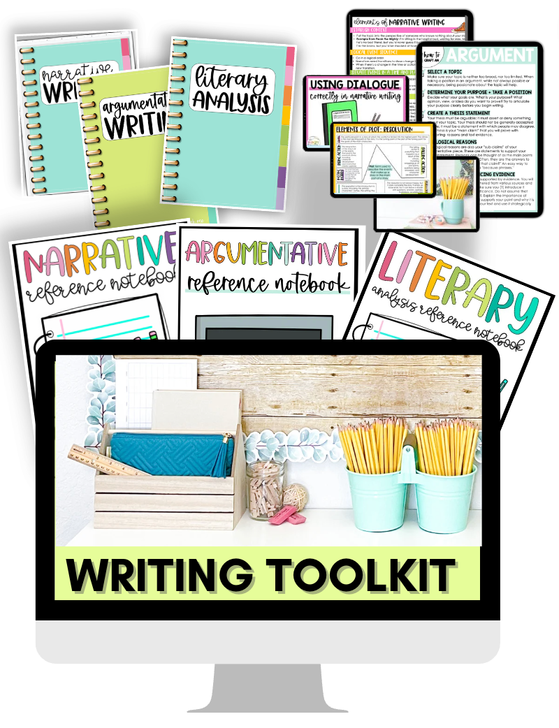 Writing Toolkit for Middle School ELA