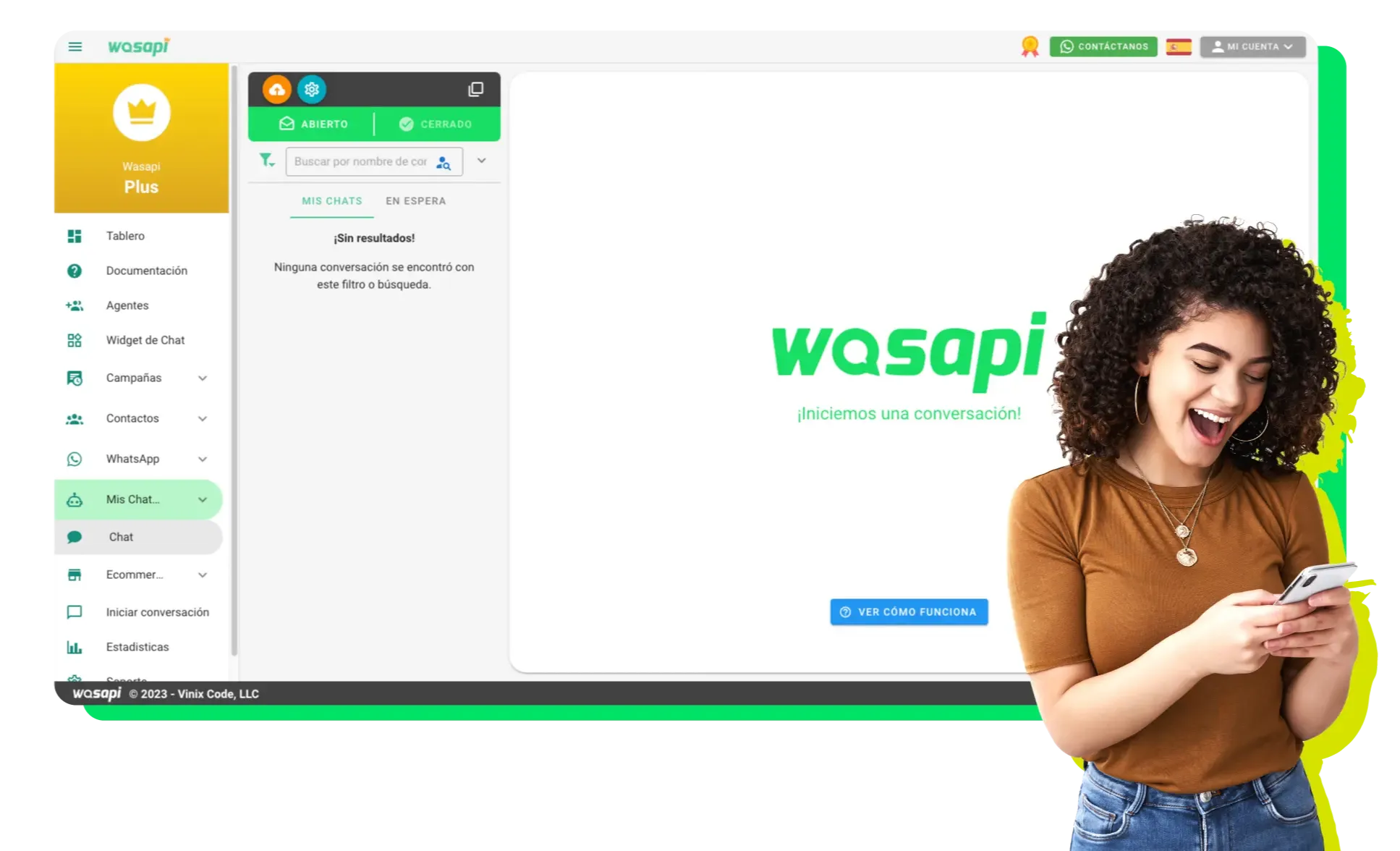 Wasapi | Gestiona, Vende y Automatiza en WhatsApp con IA