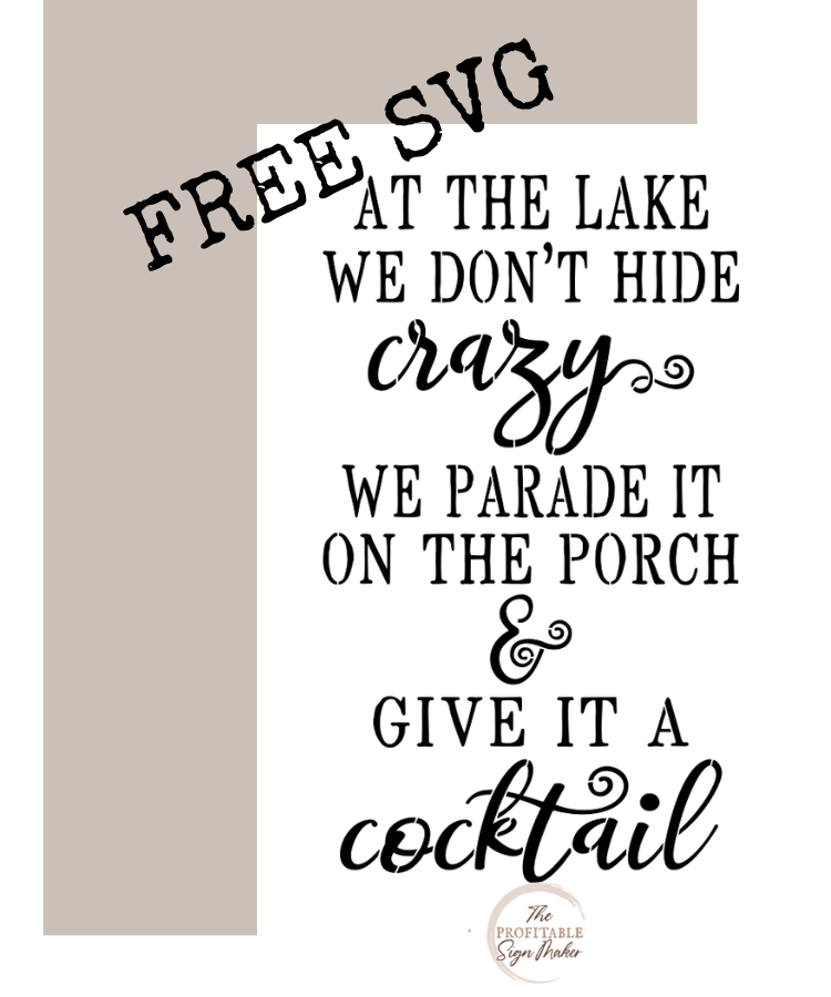 The Profitable Sign Maker