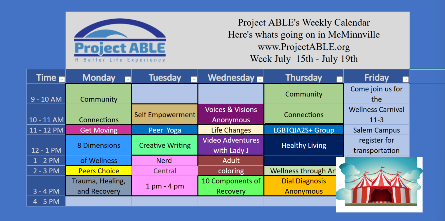 HOME [www.projectable.org]