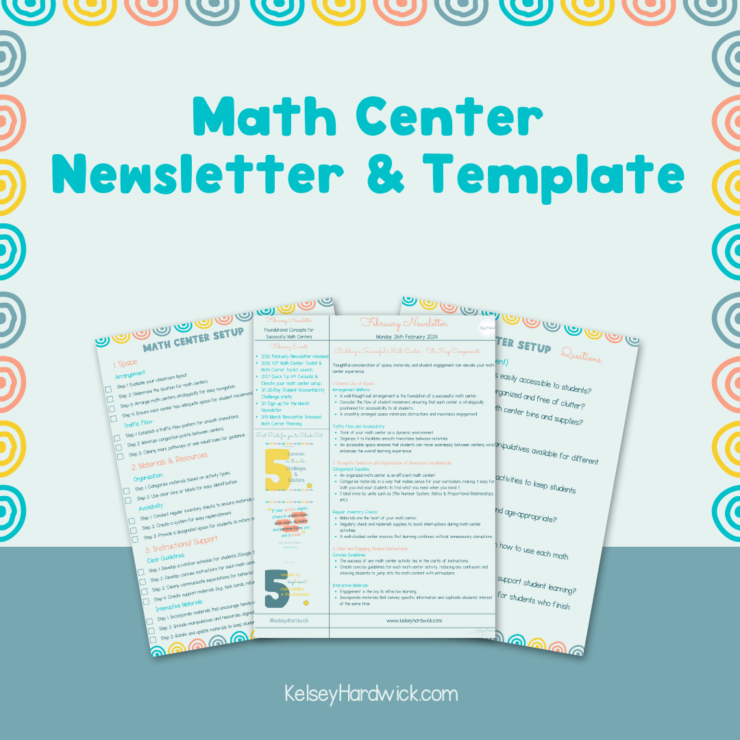 Math Center Resources