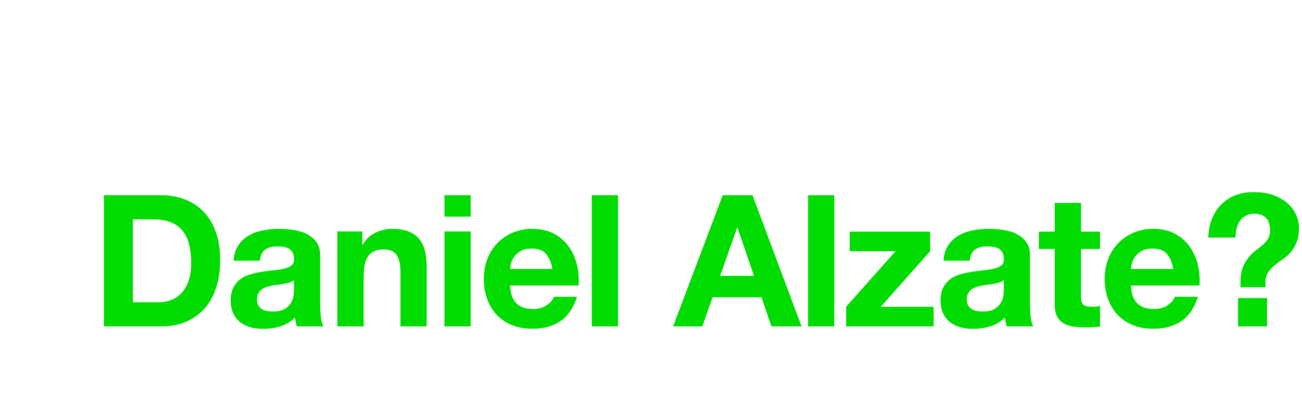 Scaling Map | Daniel Alzate