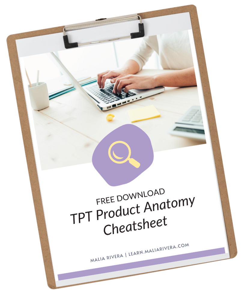 TPT Product Anatomy Cheatsheet