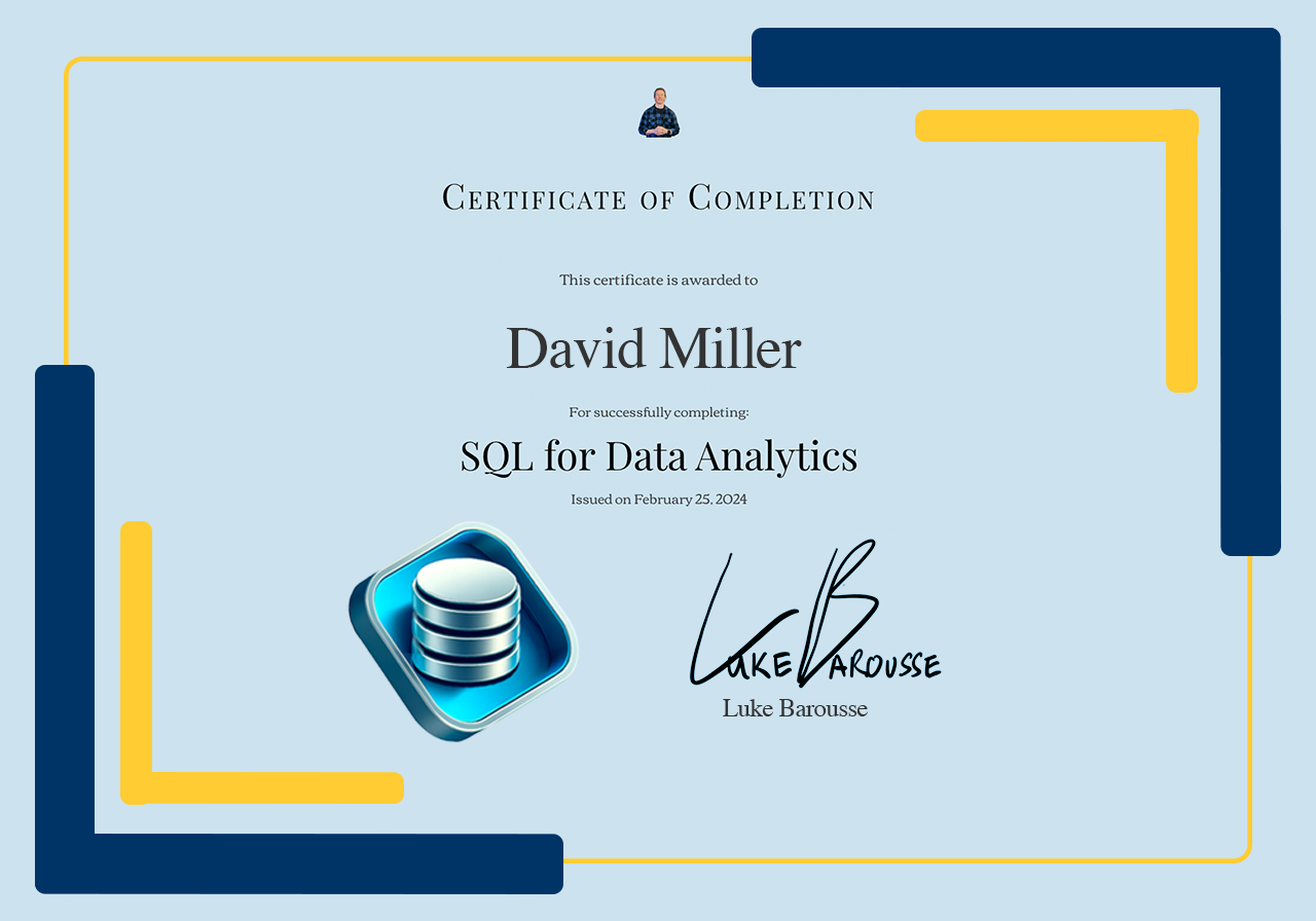 SQL For Data Analytics By Luke Barousse SQL For Data Analytics By Luke Barousse