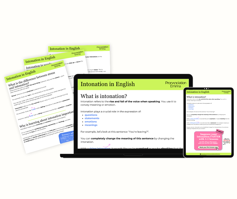 Intonation in English - EVERYTHING you need to know