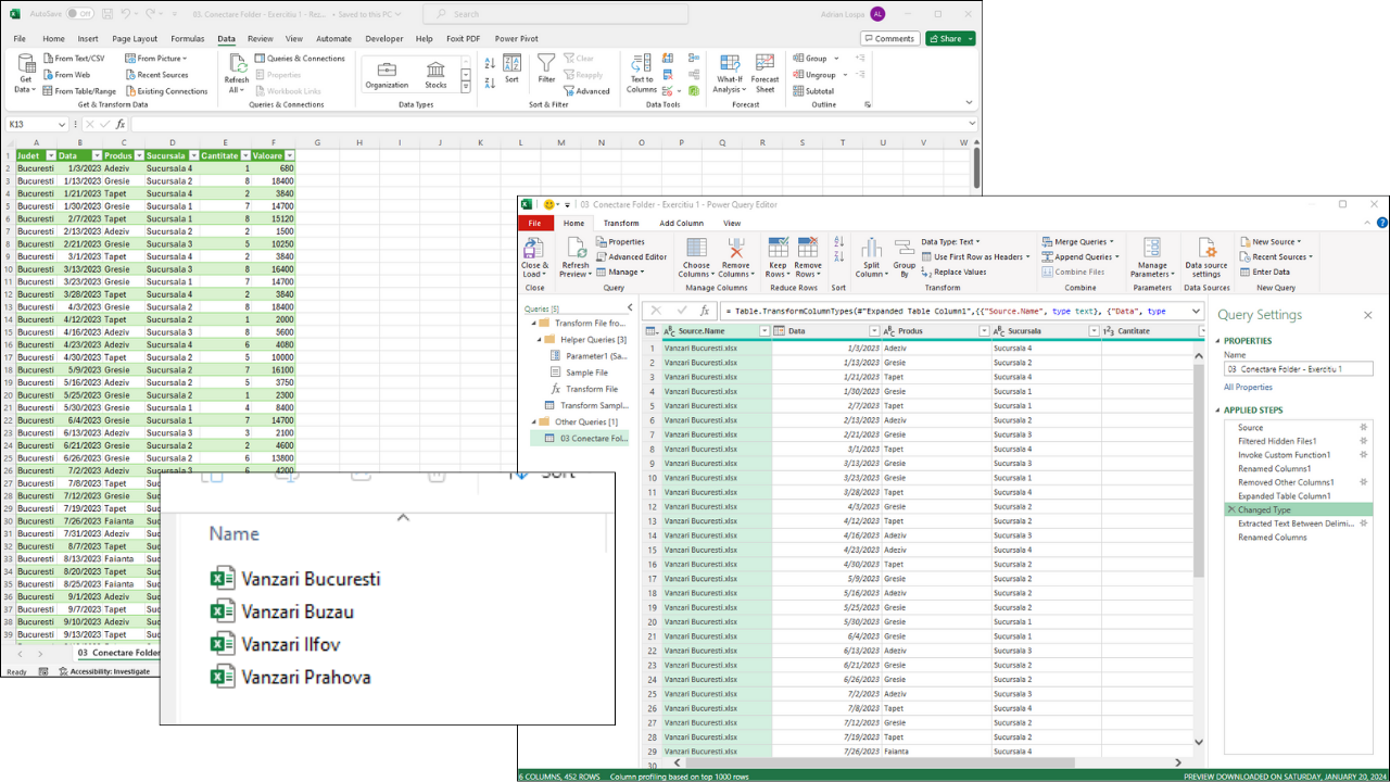 Curs Excel - Power Query