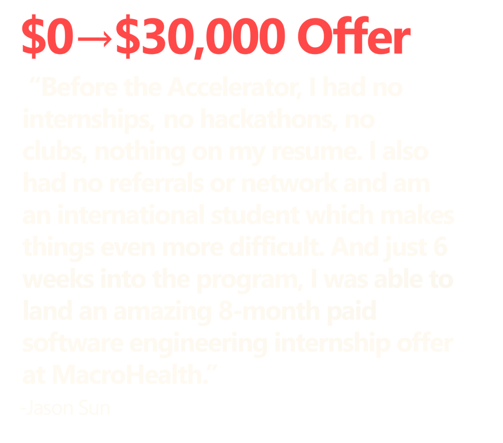 Thank You - Software Engineering Accelerator