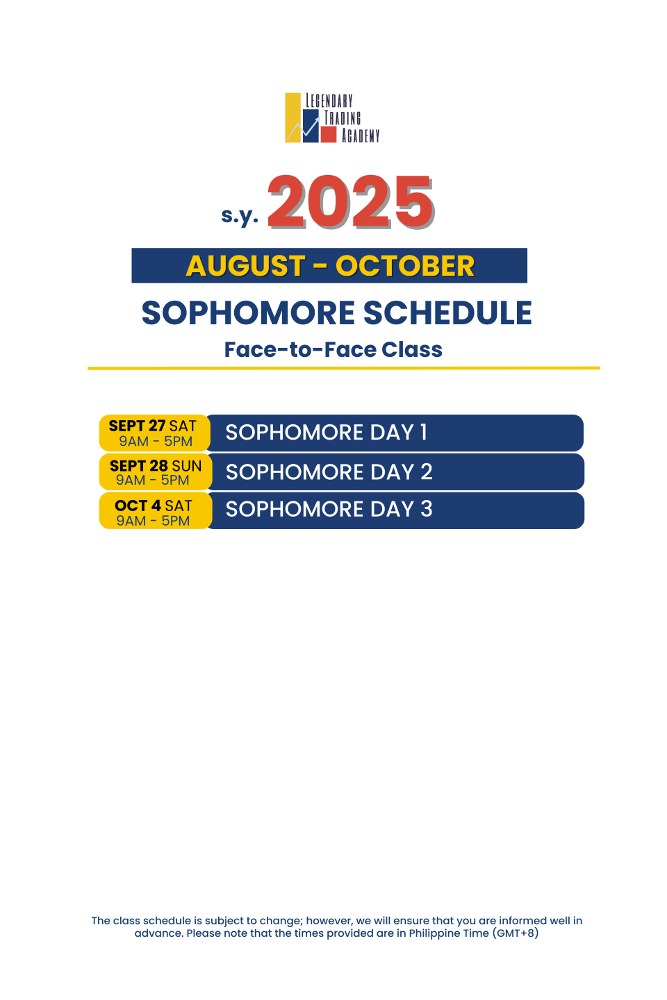 Sophomore Course