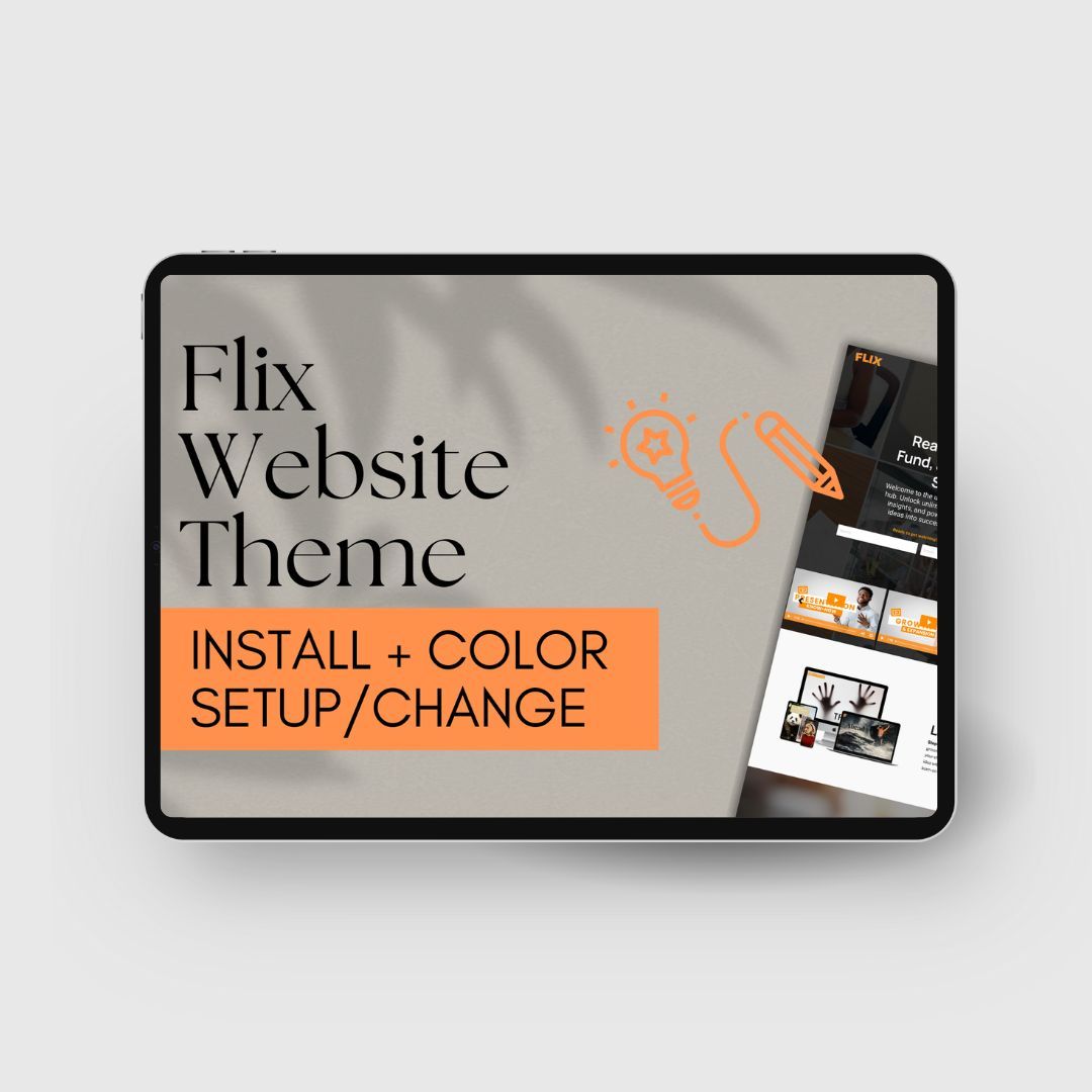 Kajabi Template | Flix Website Theme for Memberships