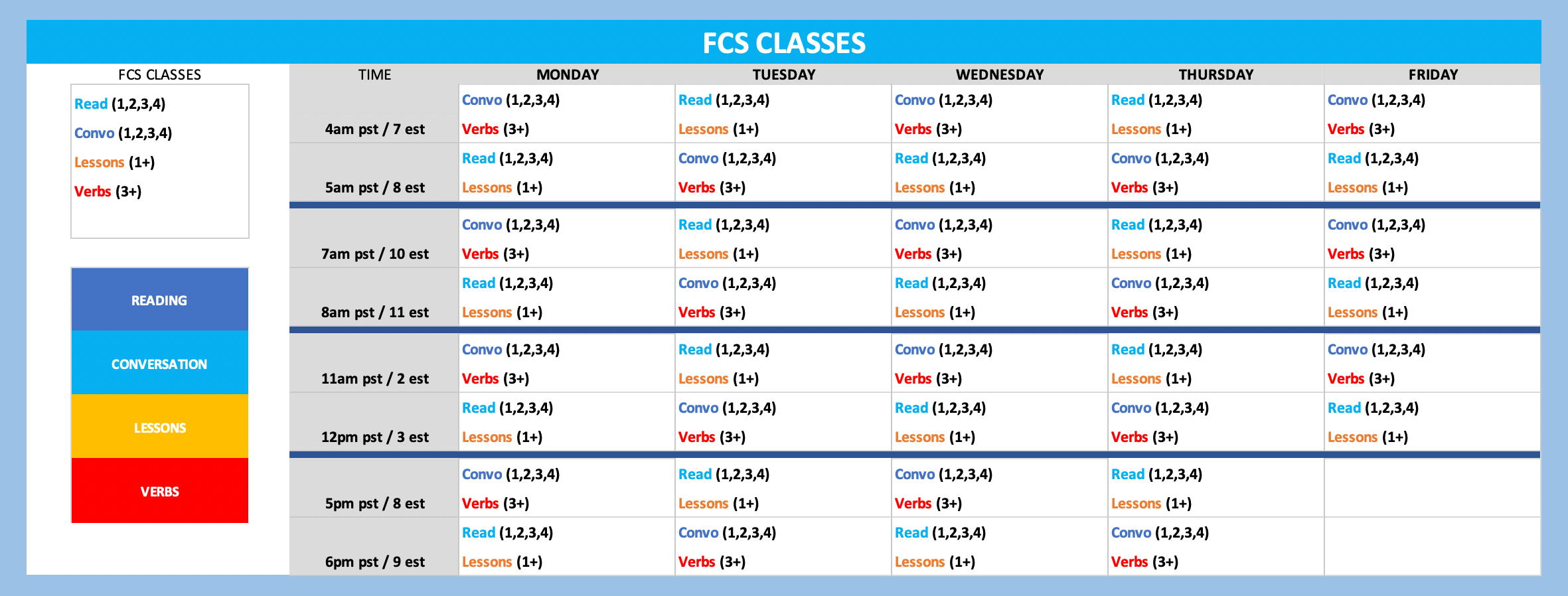 FCS Classes