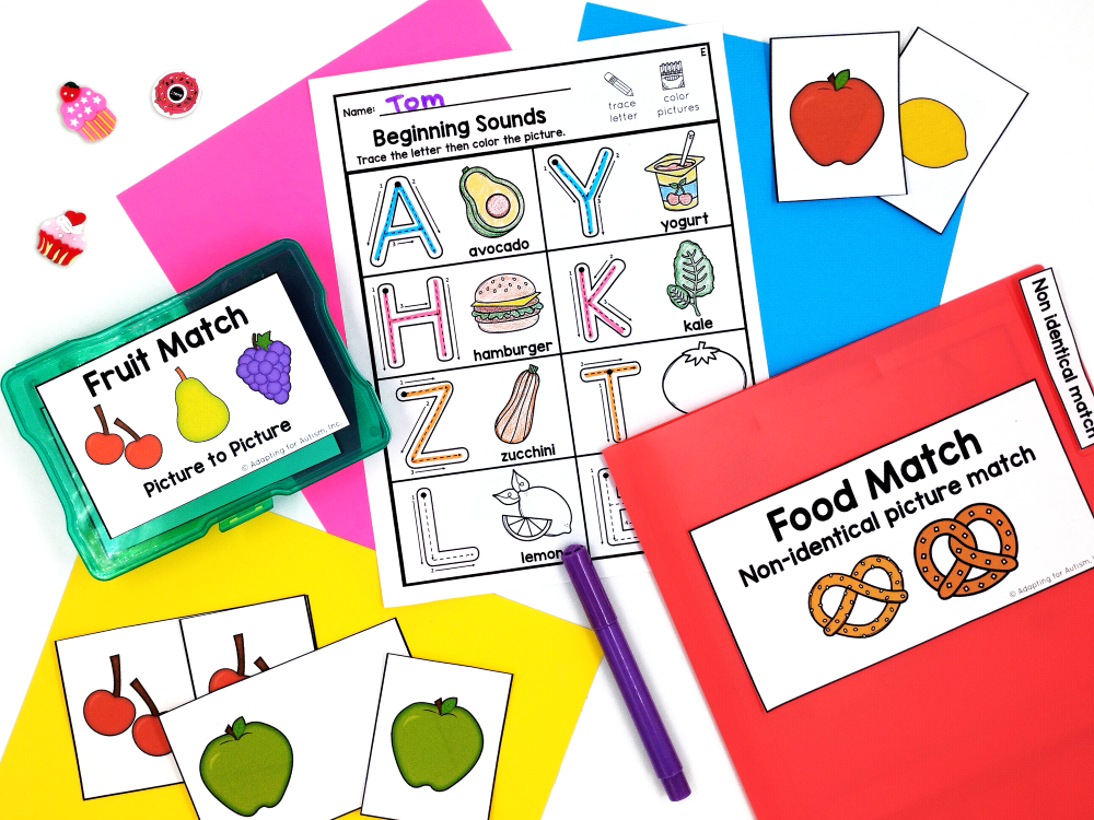 Subscribe to Adapting for Autism Plus for new tasks every month!