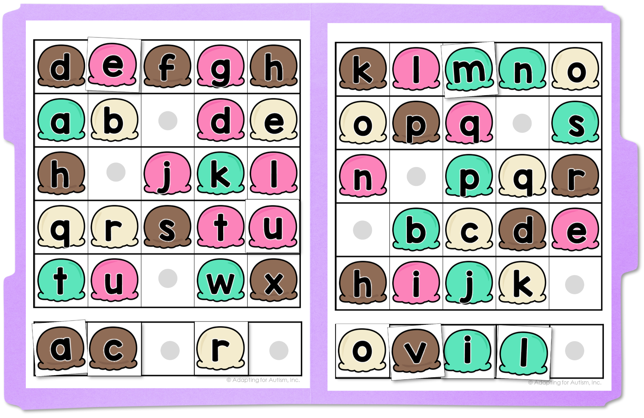 Subscribe for new file folder activities every month!