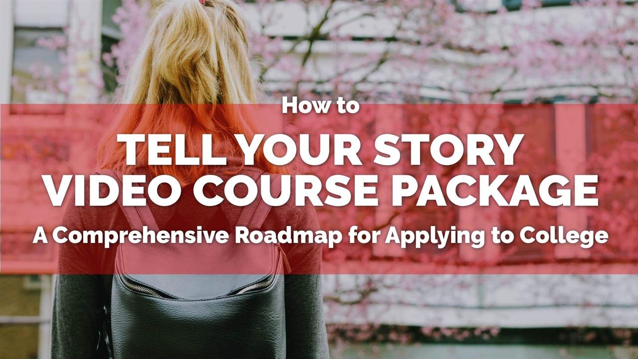 Tell Your Story Video Course Package for Students Trial