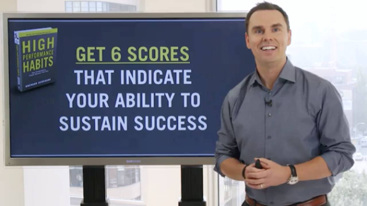 Get Your 5-minute Success Score | High Performance Habits