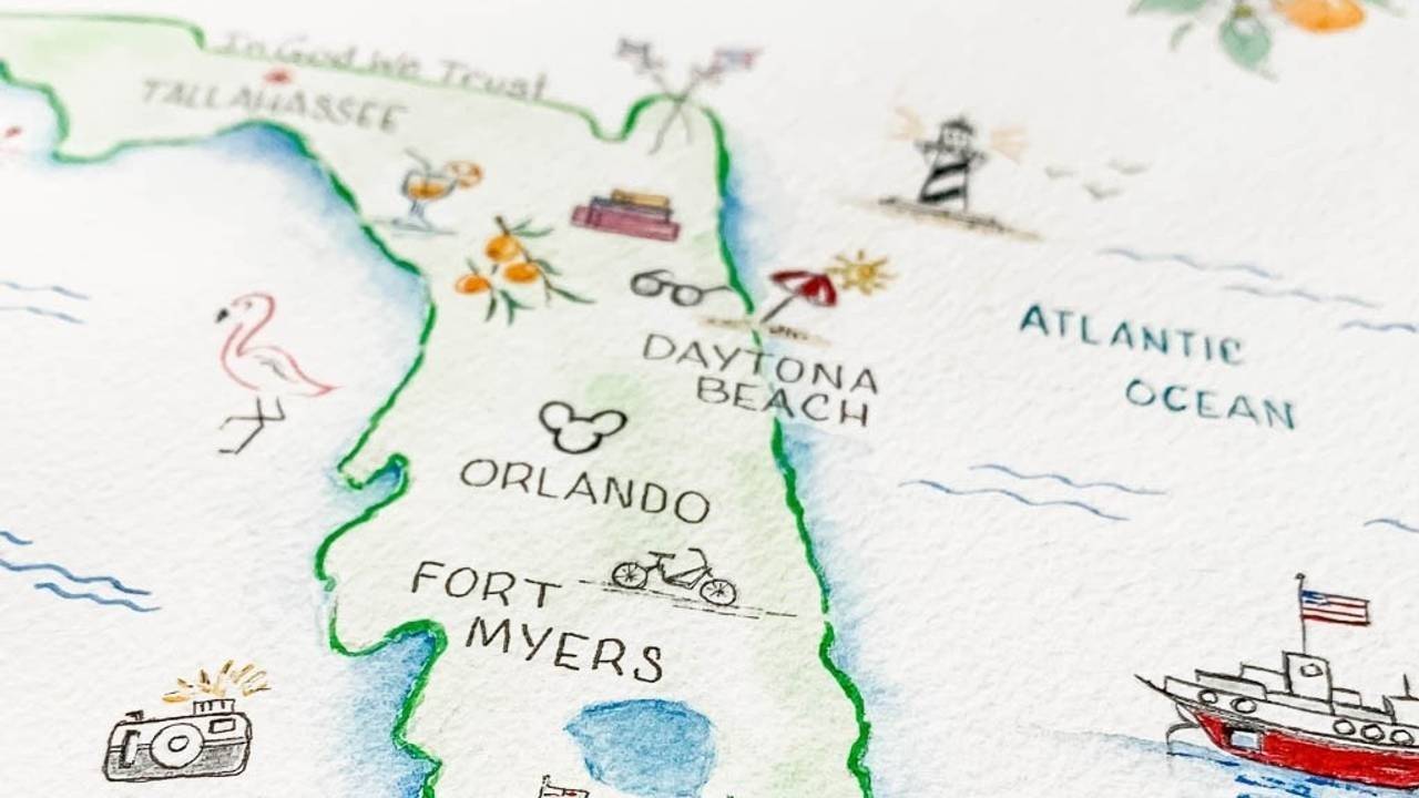 Watercolor Maps with Jen Sweeney
