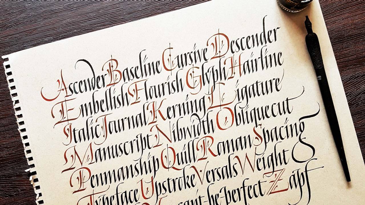 Learn Italic Hand with Sachin Shah of @sachinspirations