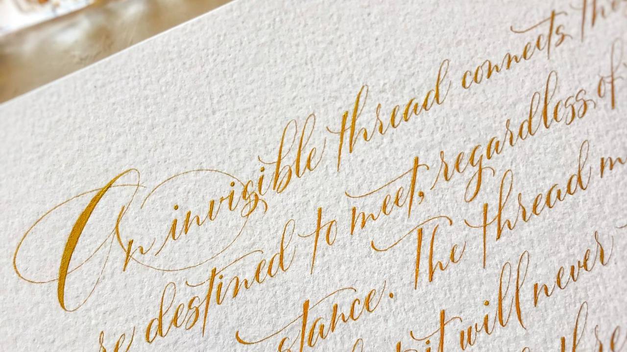 Learn Modern Calligraphy from Suzanne Cunningham