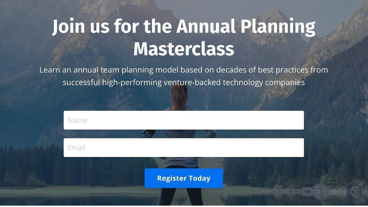 Peak Annual Planning Masterclass