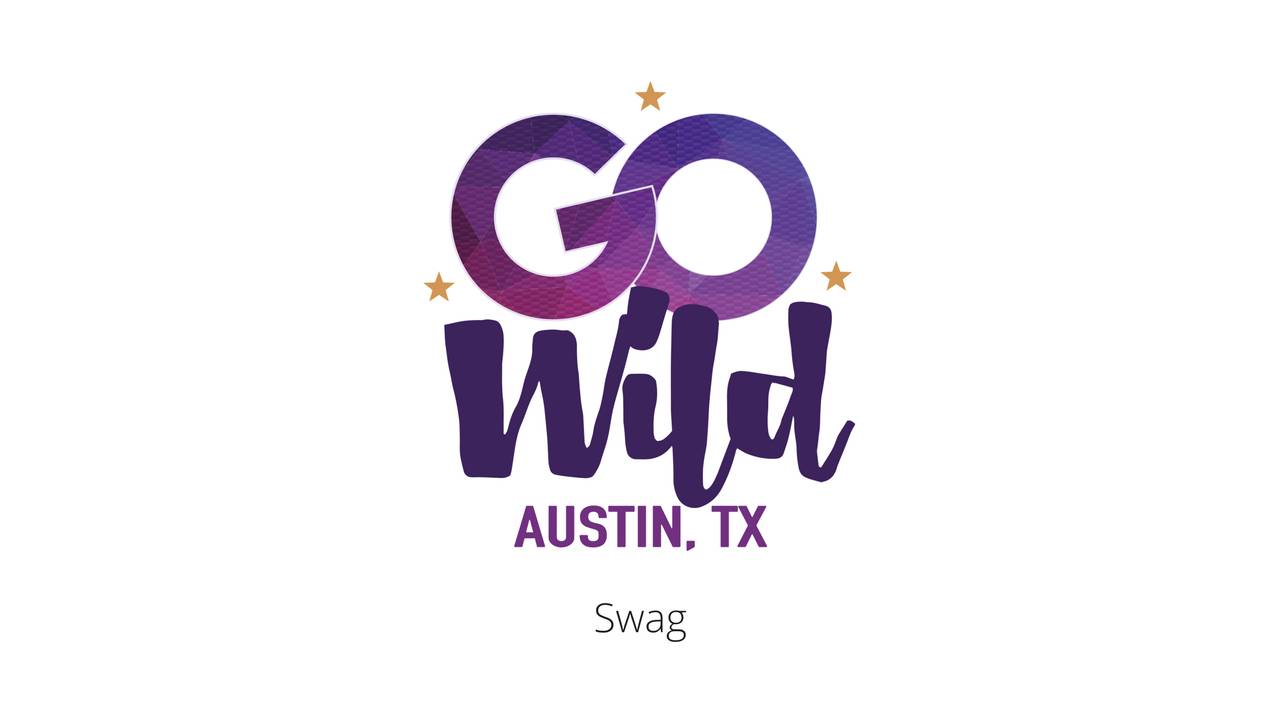 GO Wild 2018 Swag