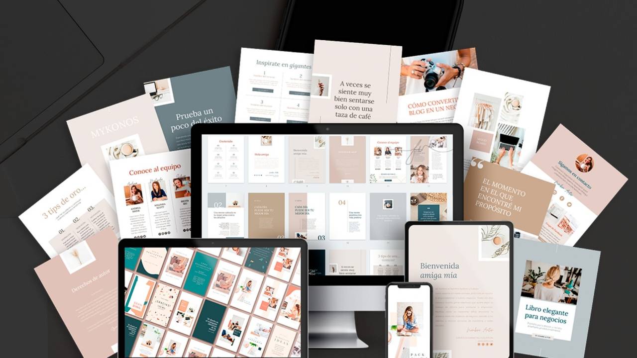 Tienda de plantillas editables en Canva Emprende Digital