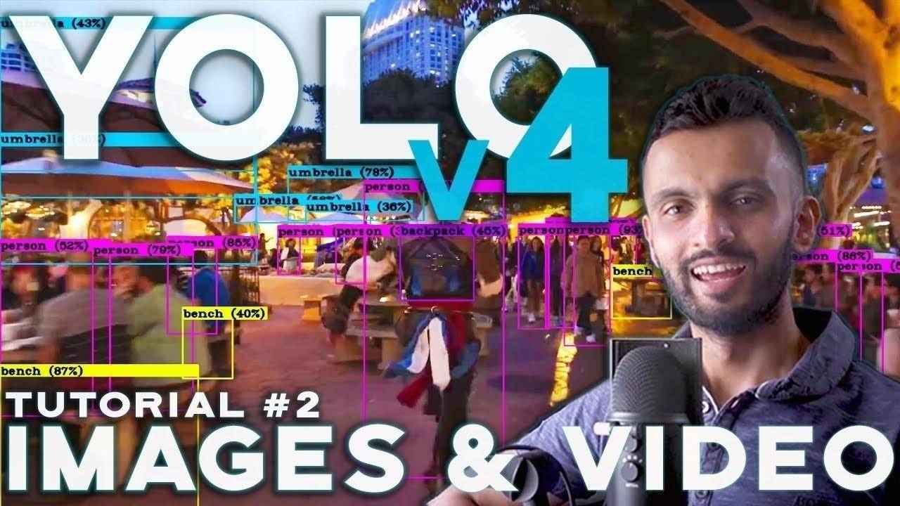 YOLOv4 Tutorial #2 - How to Run YOLOv4 on Images and video