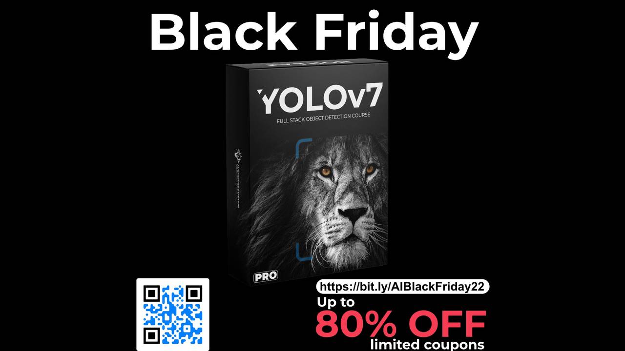 Black Friday Computer Vision Courses