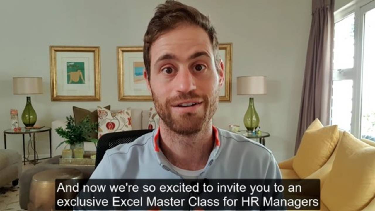 Excel Master Class for HR Professionals