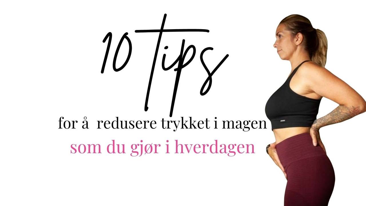 10 tips til deg for å redusere trykket