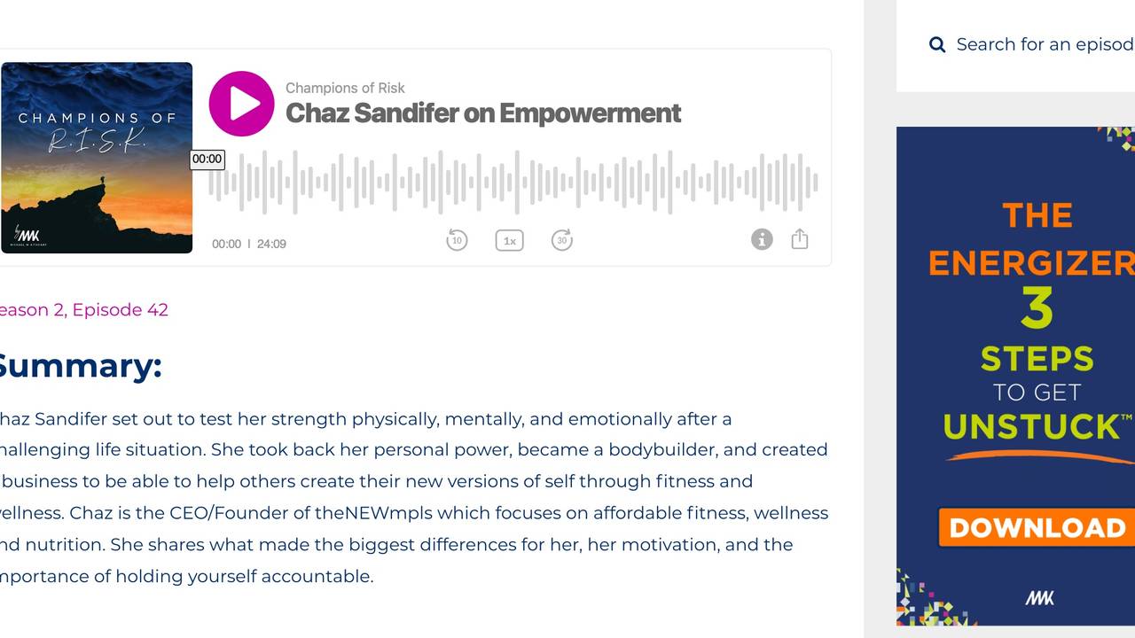 Chaz Sandifer on Empowerment | Michael W Kithcart