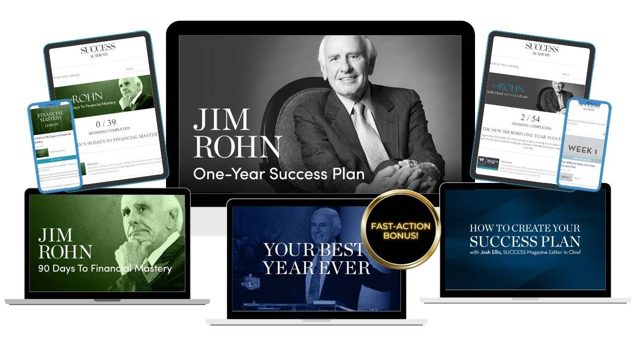 Achieve more in the new year with Jim Rohn's New Year Success Bundle