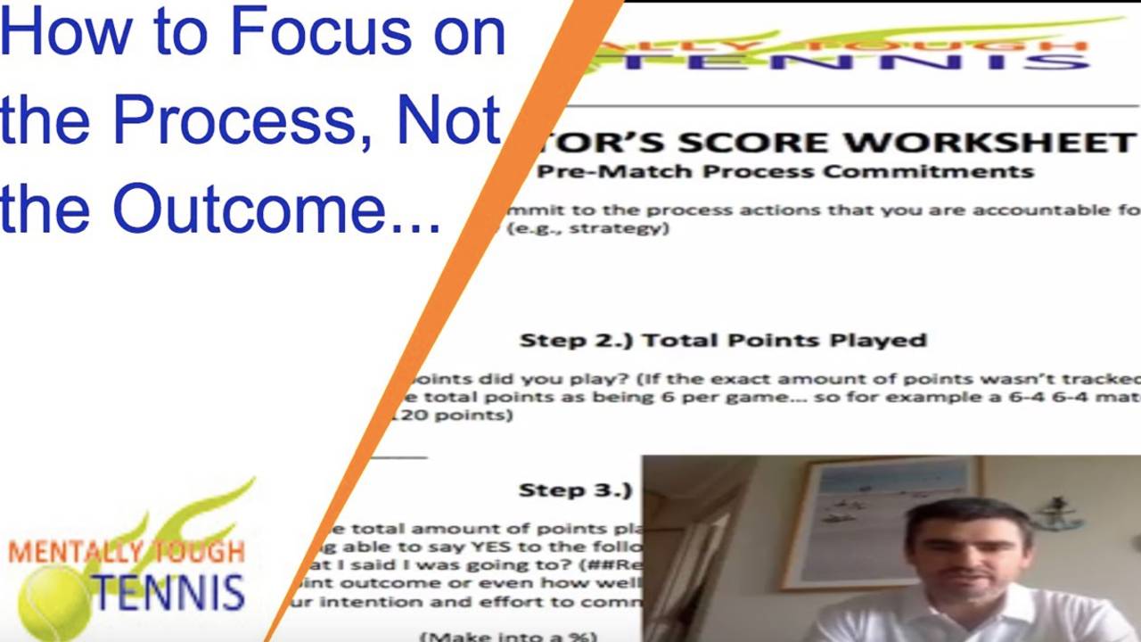 The Competitor's Score...A Great Way To Promote Process Over Outcome