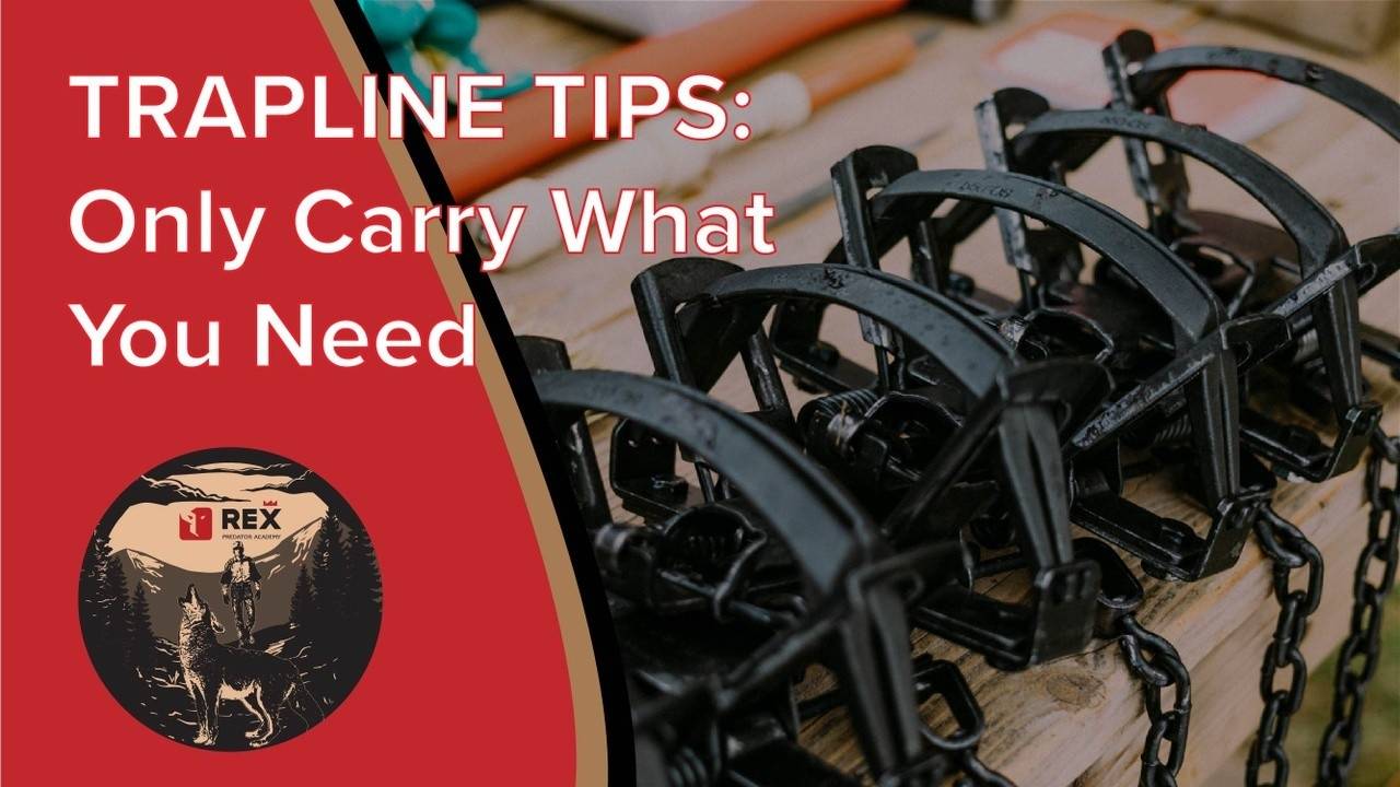 RPA Trapline Tips | Only Carry What You Need | Learn to Trap