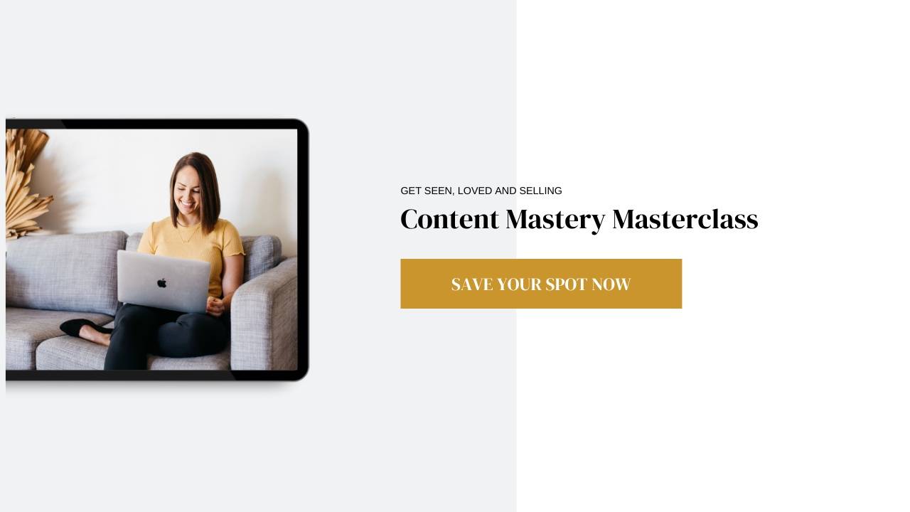 Content Mastery Masterclass Replay Invite