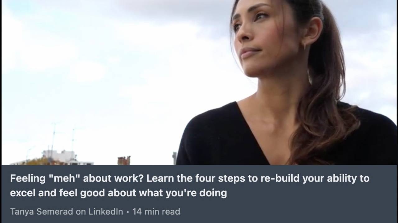 Feeling "meh" about work? You're not alone