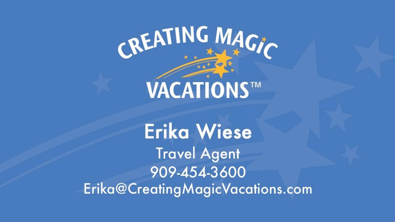 Creating Magic Vacations - Erika