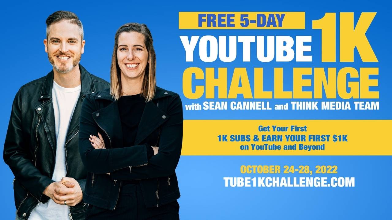 Join Us for the Free 5-Day YouTube 1K Challenge!