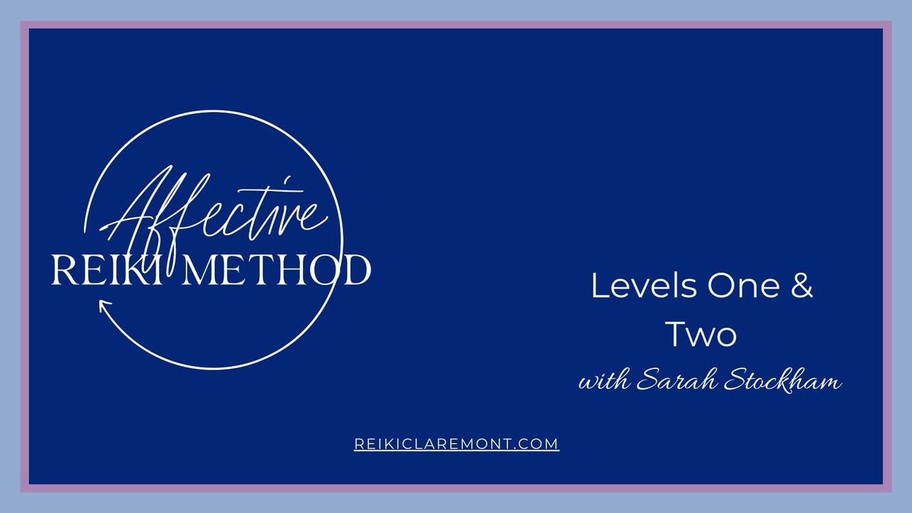 check out ISSA Affective Reiki Method Level 1 & 2 for 10 CEUs