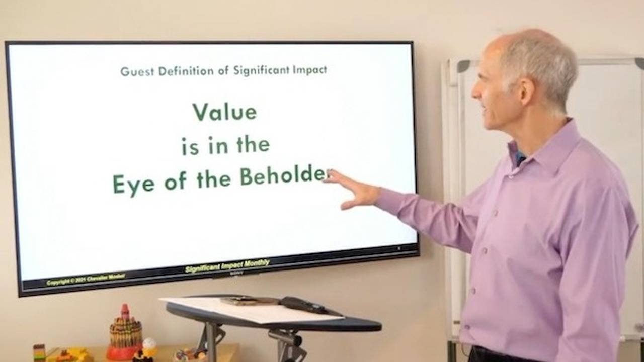 A Simple Way to Think About Creating Impact in the World