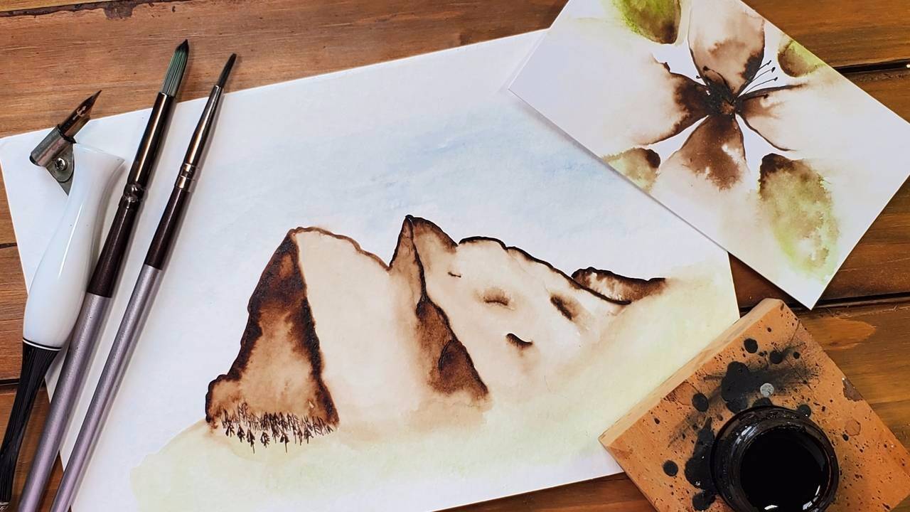 Painting With Walnut Ink