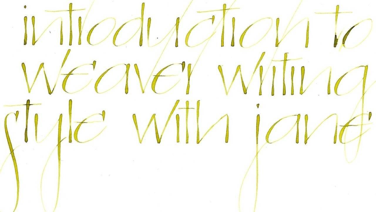 Weaver Writing Style