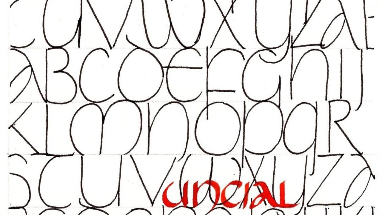 Intro to Monoline Uncial Calligraphy