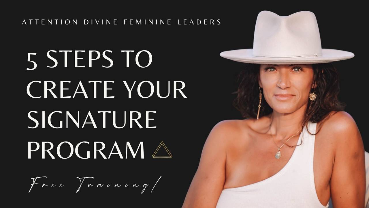 FREE High Frequency Training! 5 Steps to Create Your Signature Program