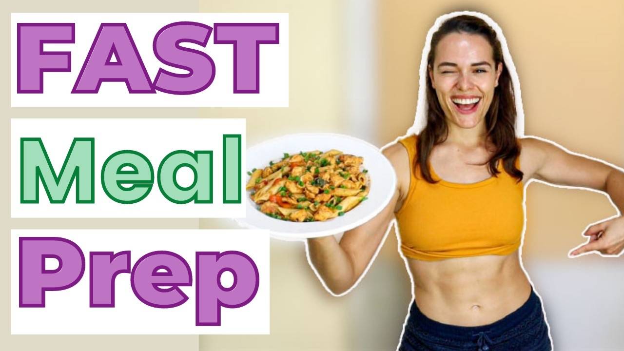 How to Meal Prep FAST! | Delicious, Quick & Easy!