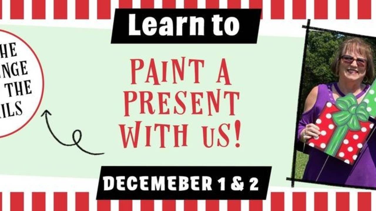 Learn to paint... Join us to learn to paint a Christmas Present