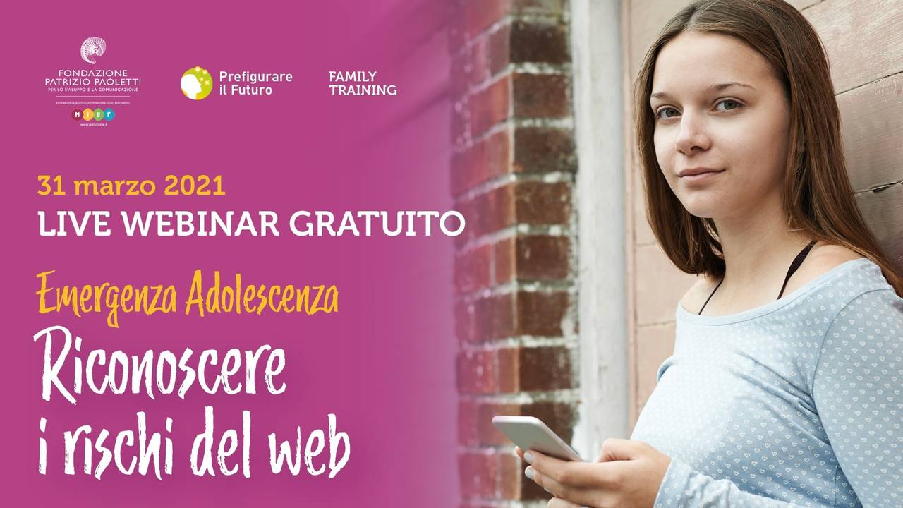 Rivivi il webinar "riconoscere i rischi del web"