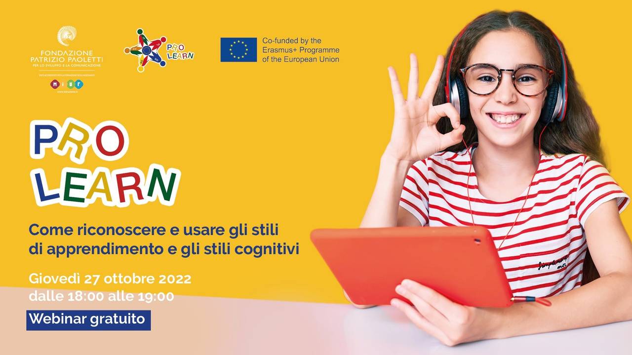 Pro Learn | Partecipa gratuitamente | Fondazione Patrizio Paoletti