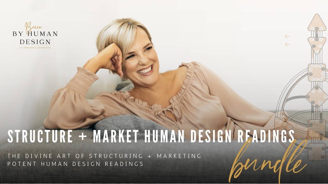 Structure + Market Human Design Readings Bundle