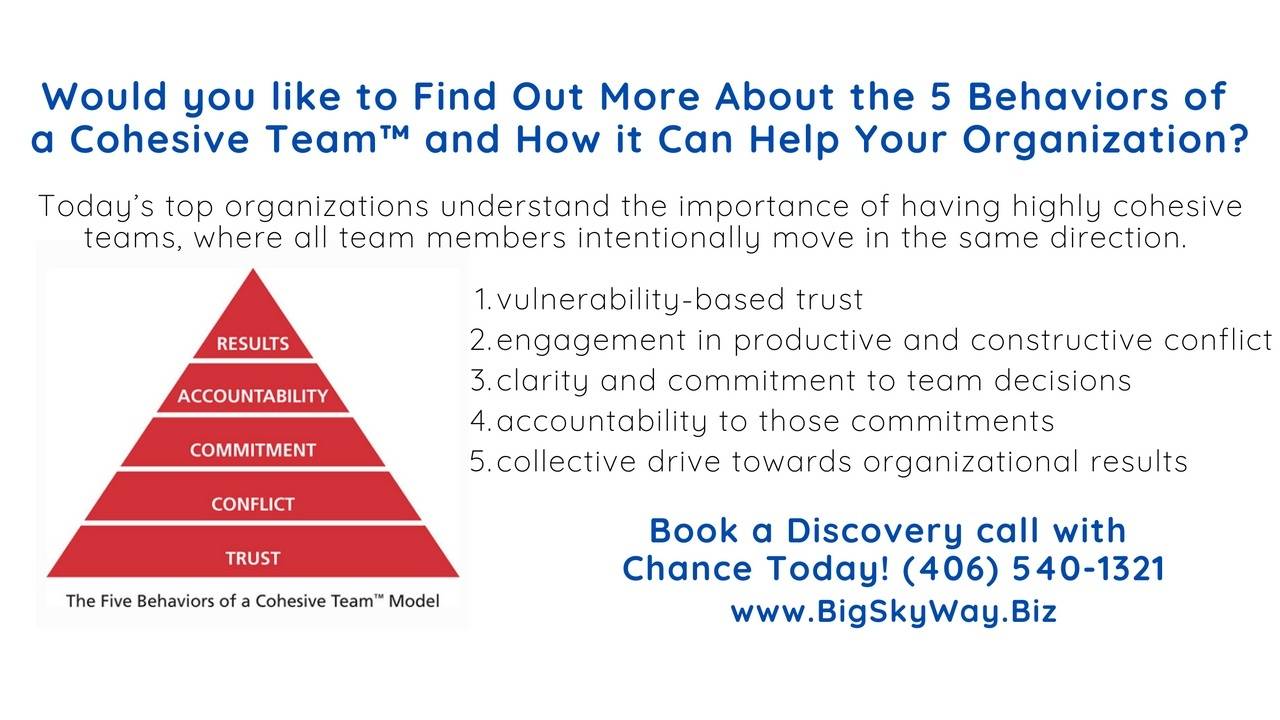 5 Behaviors of a Cohesive Team
