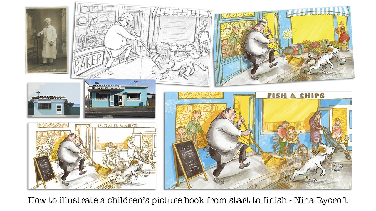 how to illustrate a-children's picture book from start to finish