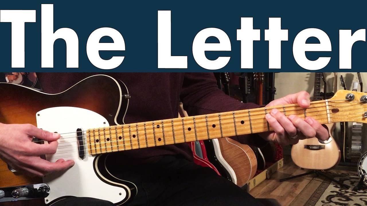 How To Play The Letter On Guitar | The Box Tops Guitar Lesson